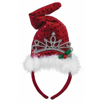 Christmas Santa Headpiece with Tiara – Kostume Room