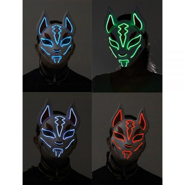 Neon light fox mask – Kostume Room