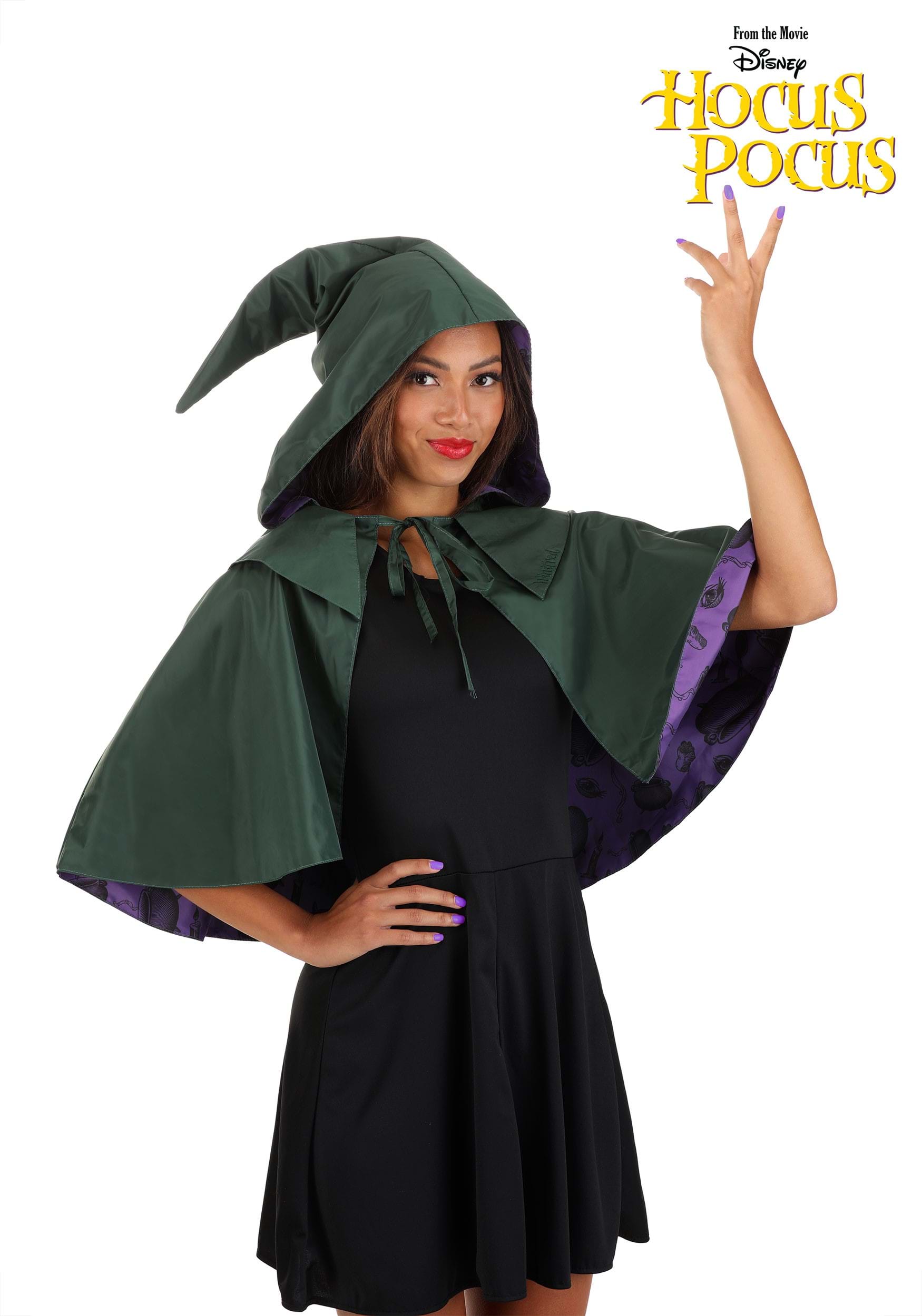 Winifred Sanderson Hocus Pocus Hooded Capelet – Kostume Room